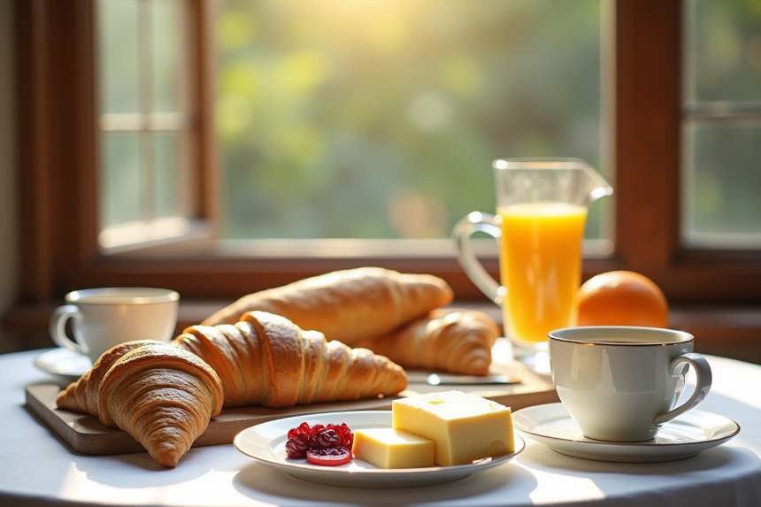Les ingrédients incontournables du petit déjeuner français - Une Fille ...